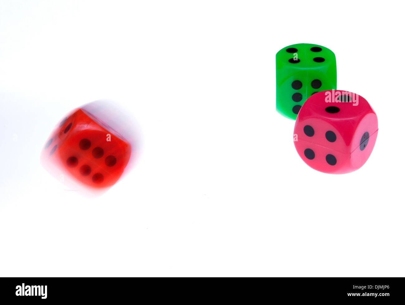 Rolling dice, London Stock Photo - Alamy