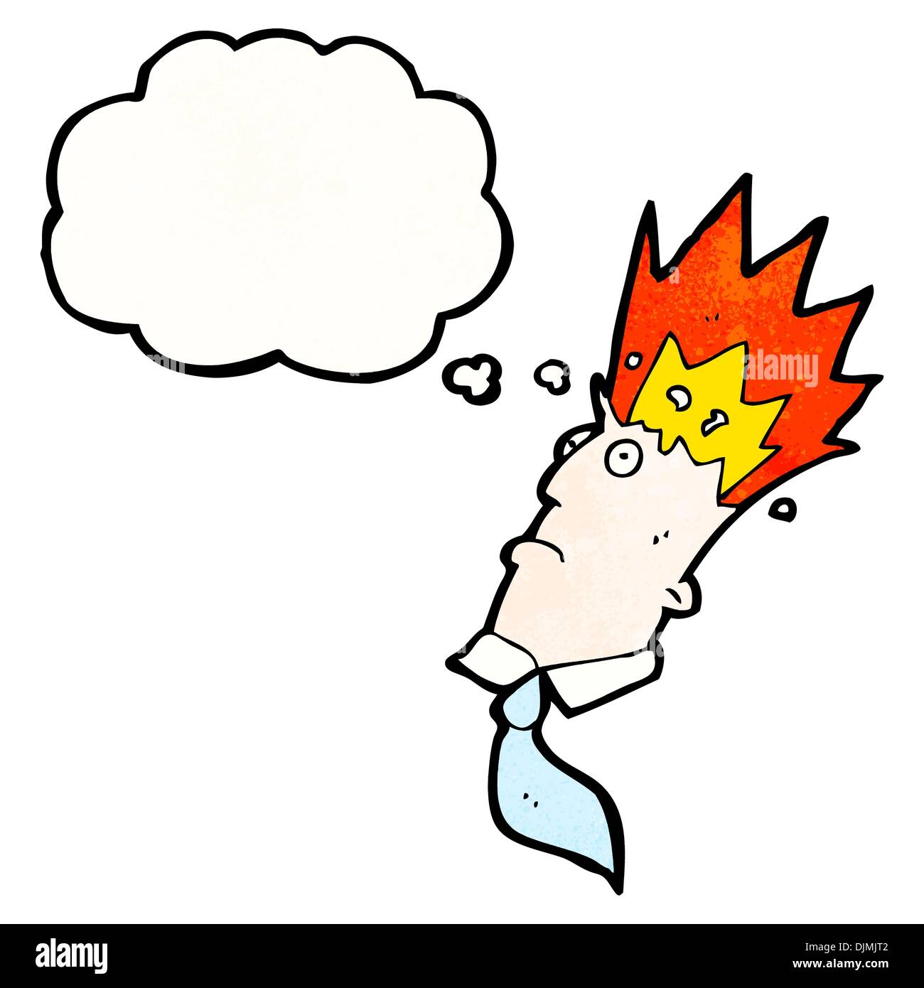 Retro cartoon with texture. Isolated on White Stock Vector Image & Art ...