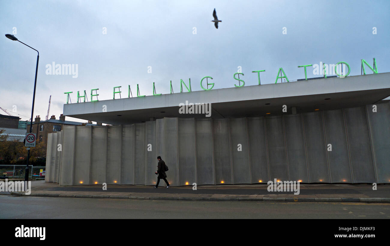 The Filling Station housing Shrimpy's restaurant at King's Cross ...