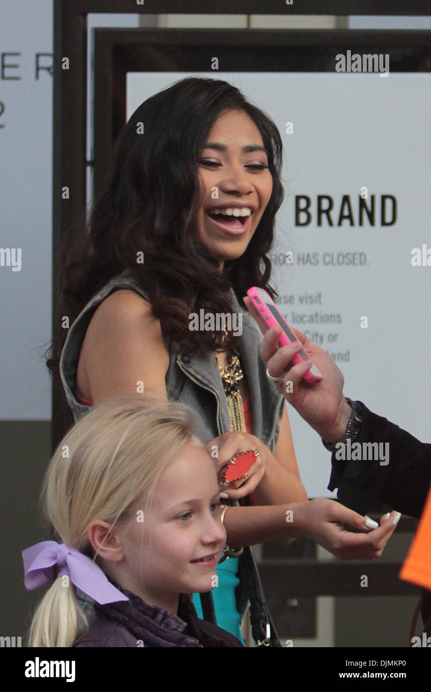 Jessica Sanchez 'American Idol' 2012 semi-finalists at Grove Los ...