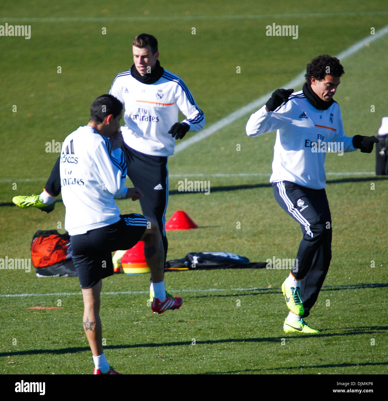 Madrid, Madrid, Spain. 29th Nov, 2013. (From left to right) Di Maria ...