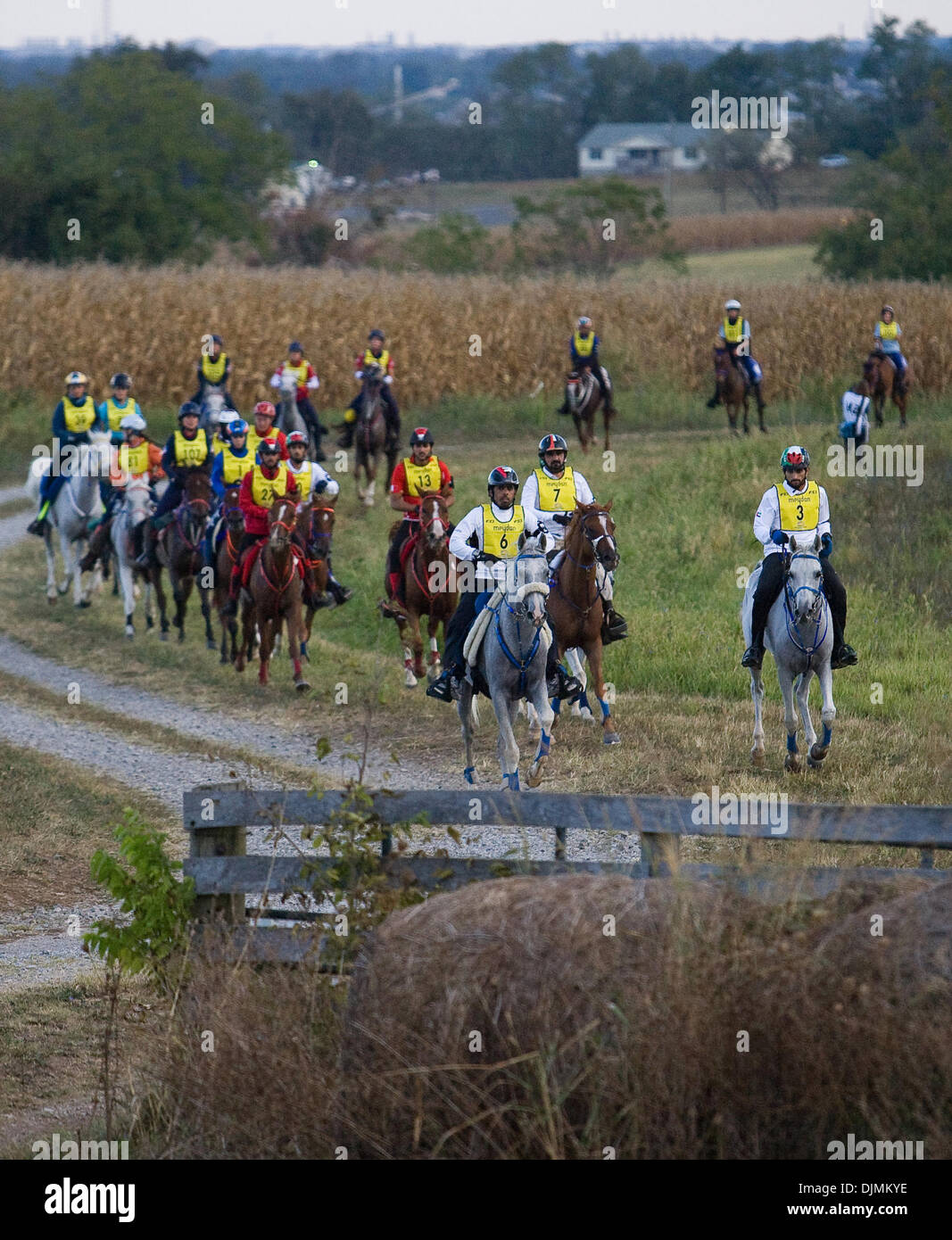 Sept. 26, 2010 - USA - Endurance riders traversed the Kentucky ...