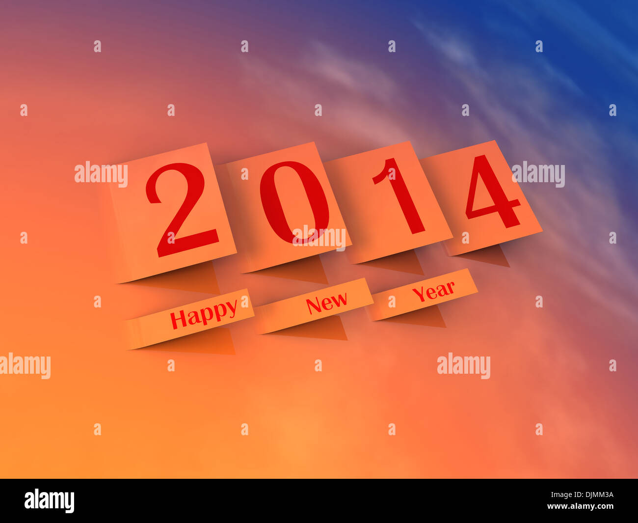 2014 Happy New Year Stock Photo - Alamy