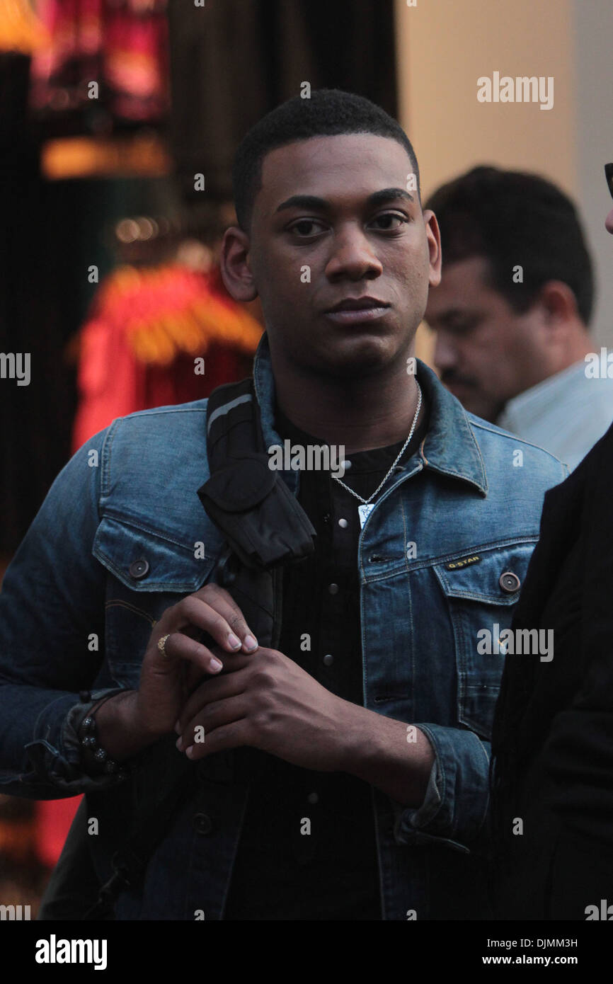 Joshua Ledet 'American Idol' 2012 semi-finalists at Grove Los Angeles ...