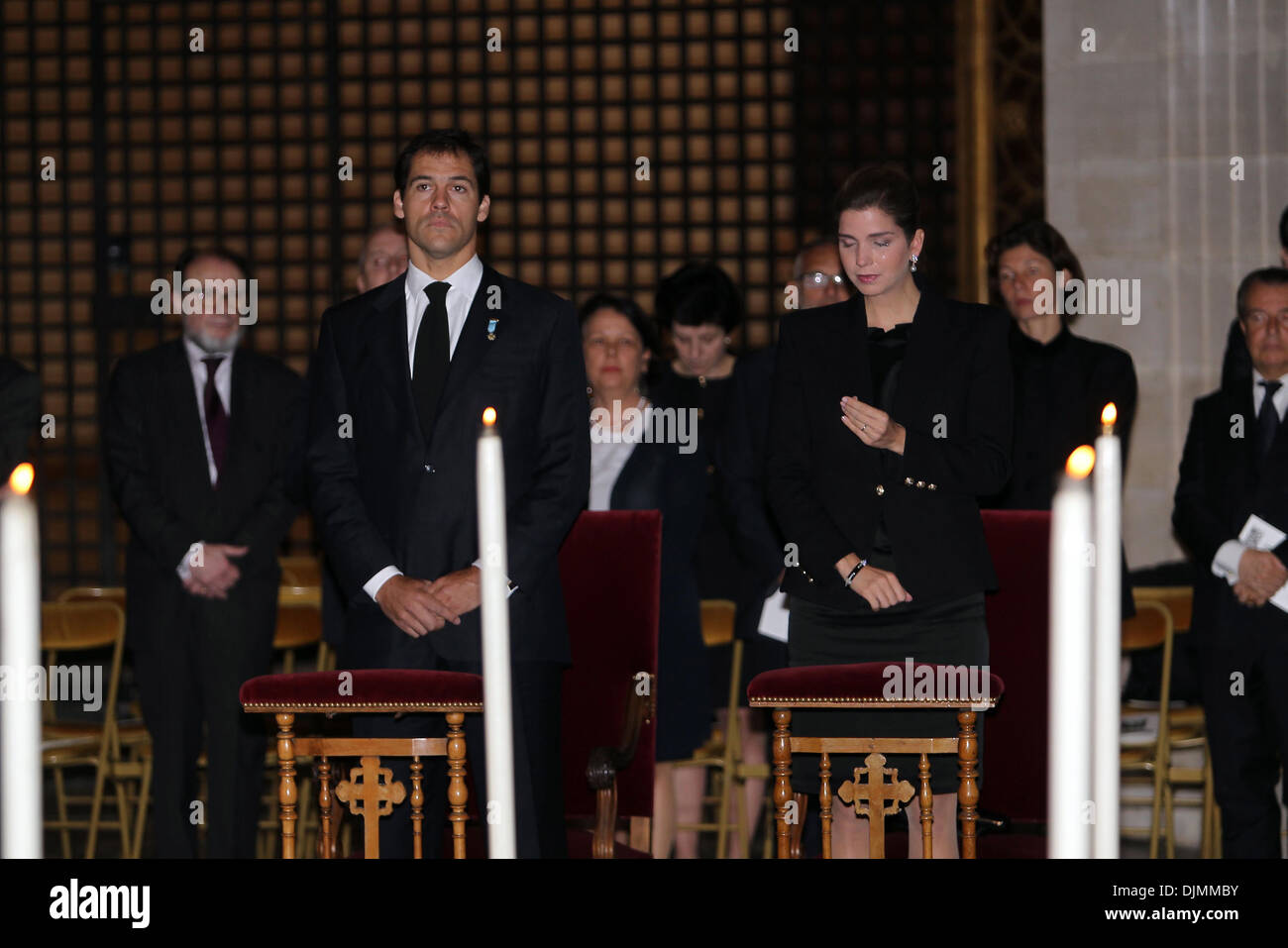 Louis Bourbon and Maria Margarita Vargas Funeral of Duchess Emanuela de ...
