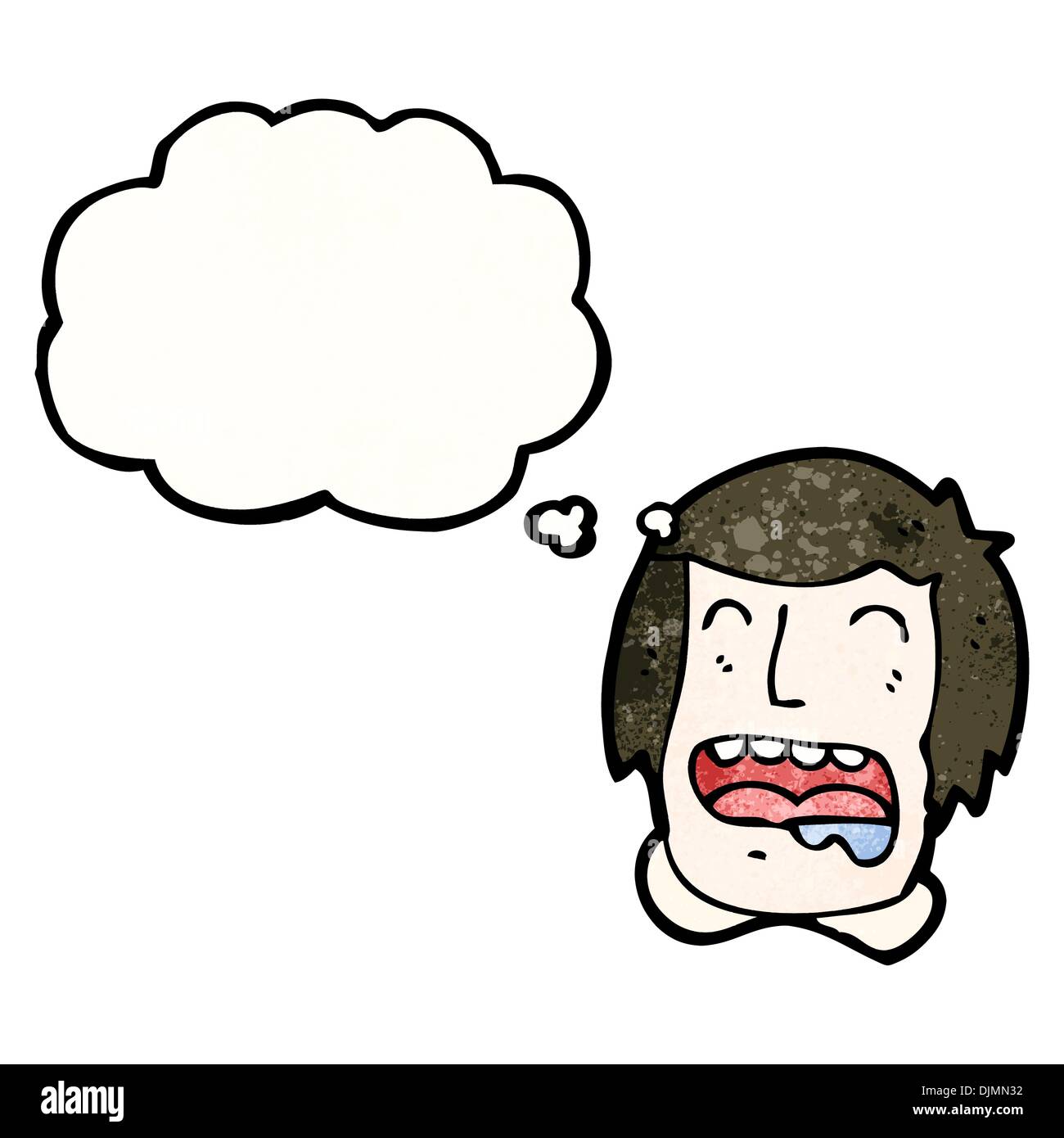 Retro cartoon with texture. Isolated on White Stock Vector Image & Art ...