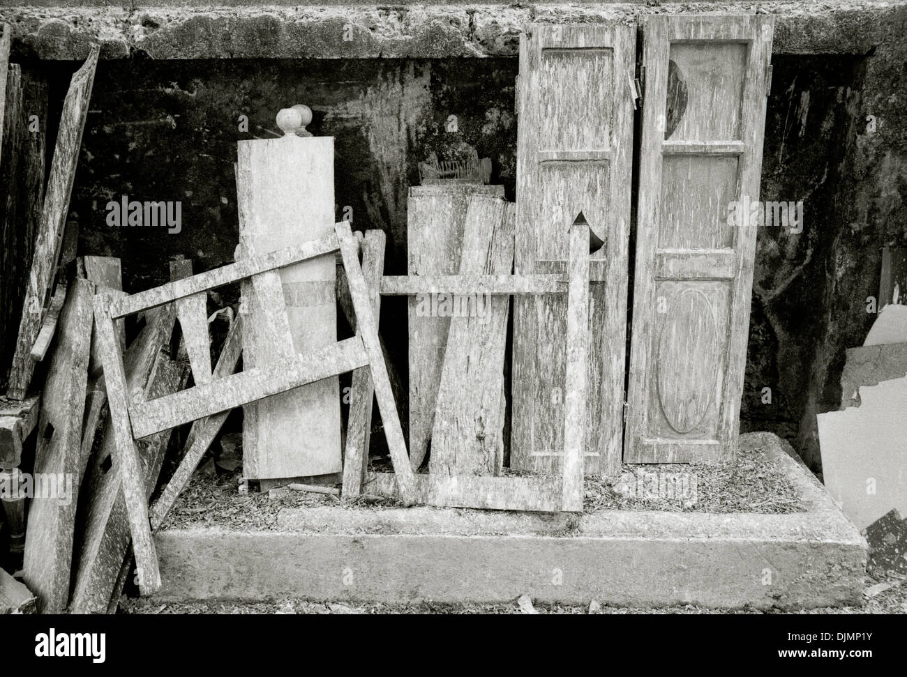 Scrap in Fort Kochi Cochin in Kerala in India in South Asia. Jumble ...