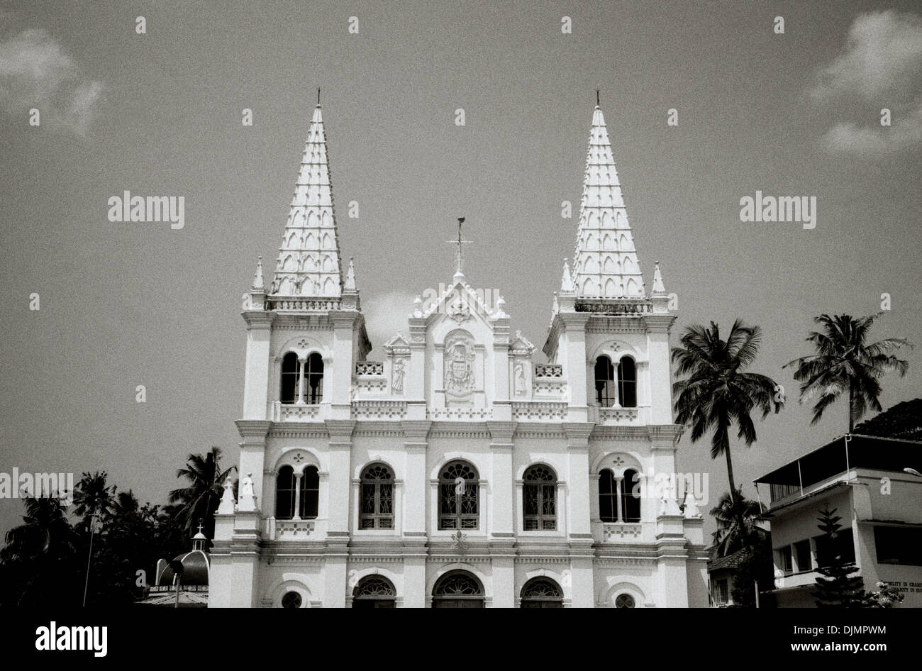 Santa Cruz Basilica in Fort Kochi Cochin in Kerala in South India in ...