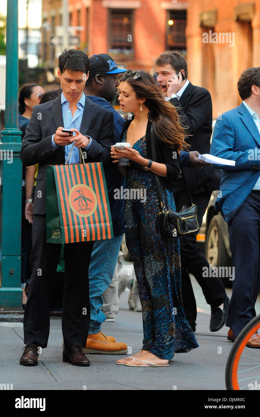 Nina Dobrev star of 'The Vampire Diaries' looking stylish while out and ...