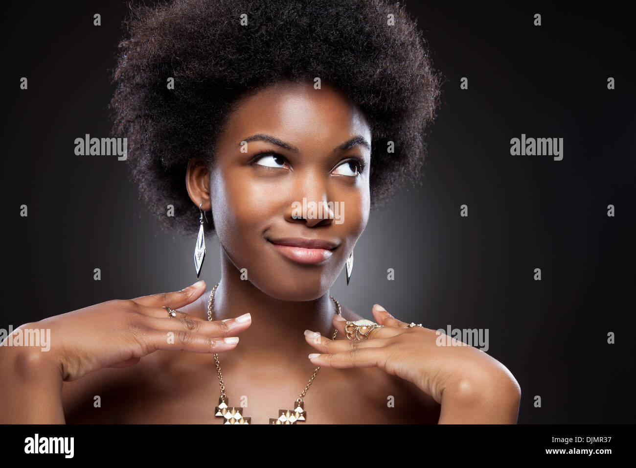 Black woman beauty hi-res stock photography and images - Alamy