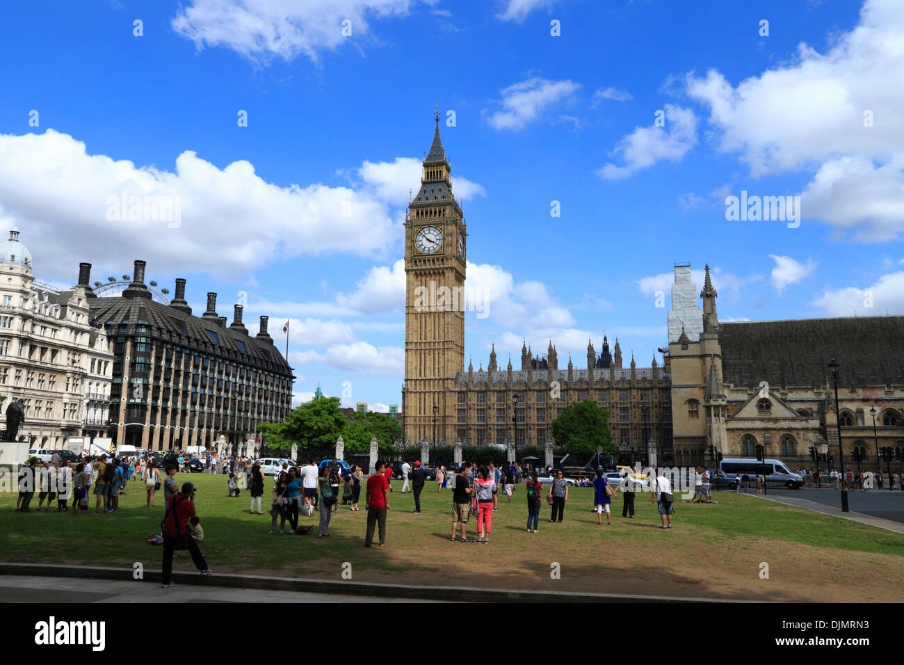 Parliament Square & Big Ben in London, United Kingdom Stock Photo - Alamy