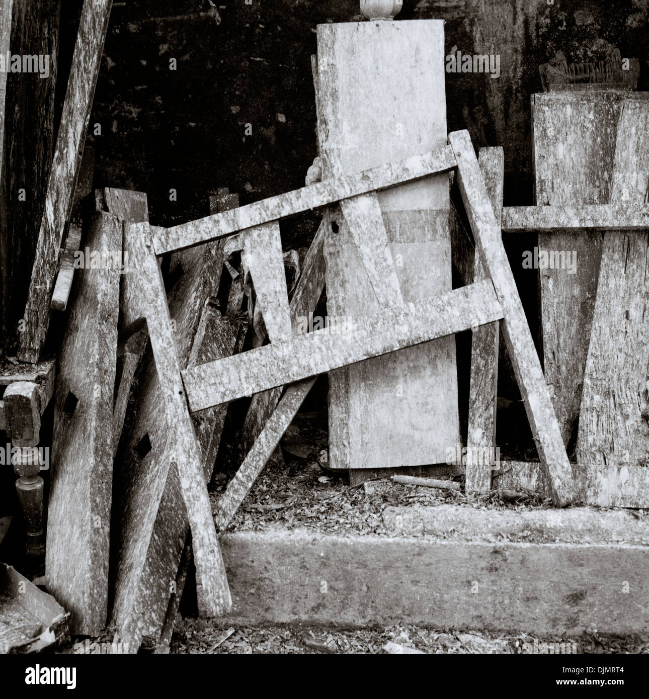 Scrap in Fort Kochi Cochin in Kerala in India in South Asia. Jumble ...