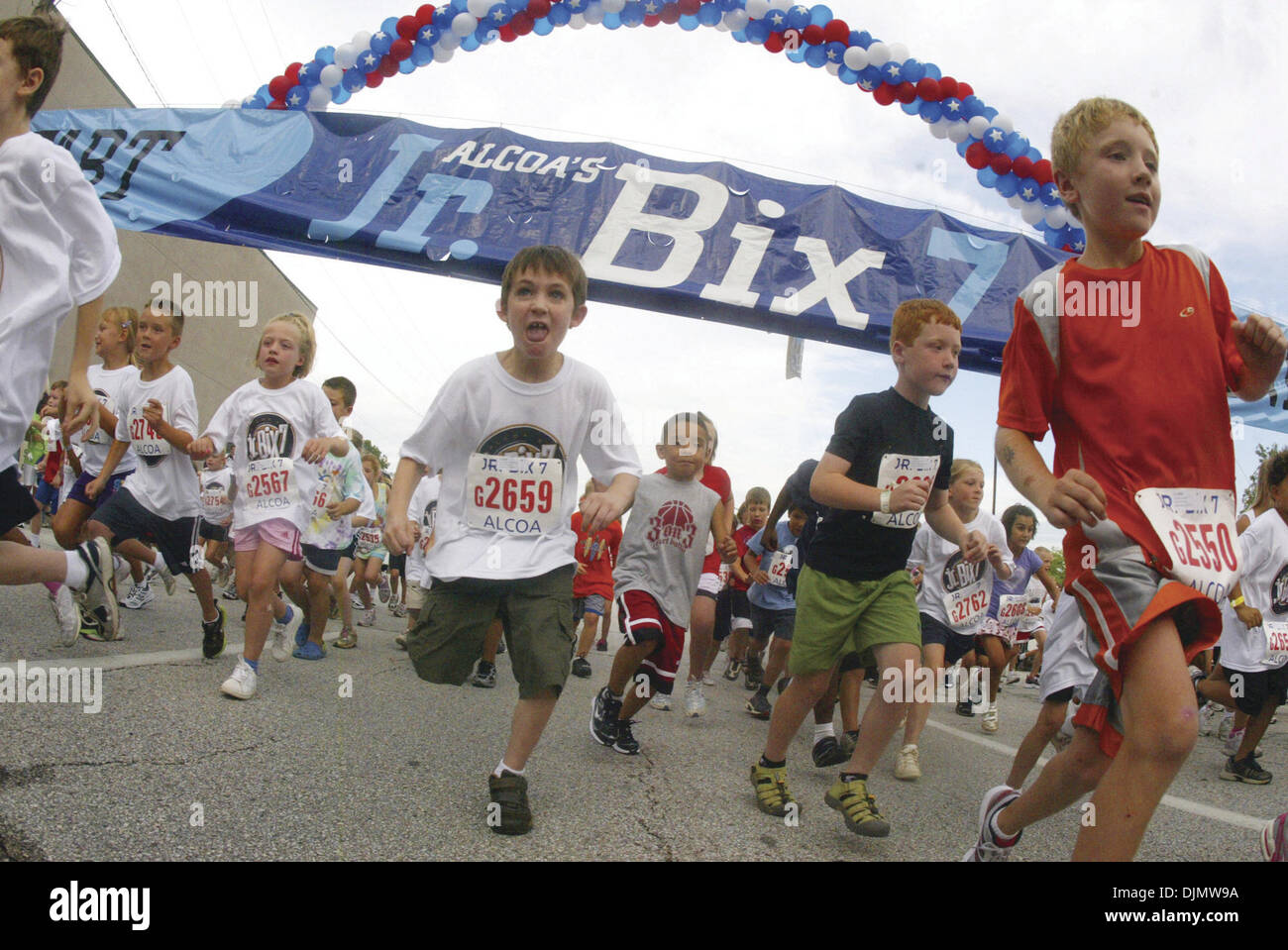 July 23, 2010 - Davenport, Iowa, U.S. - Alcoa Jr. Bix 6-year-old ...