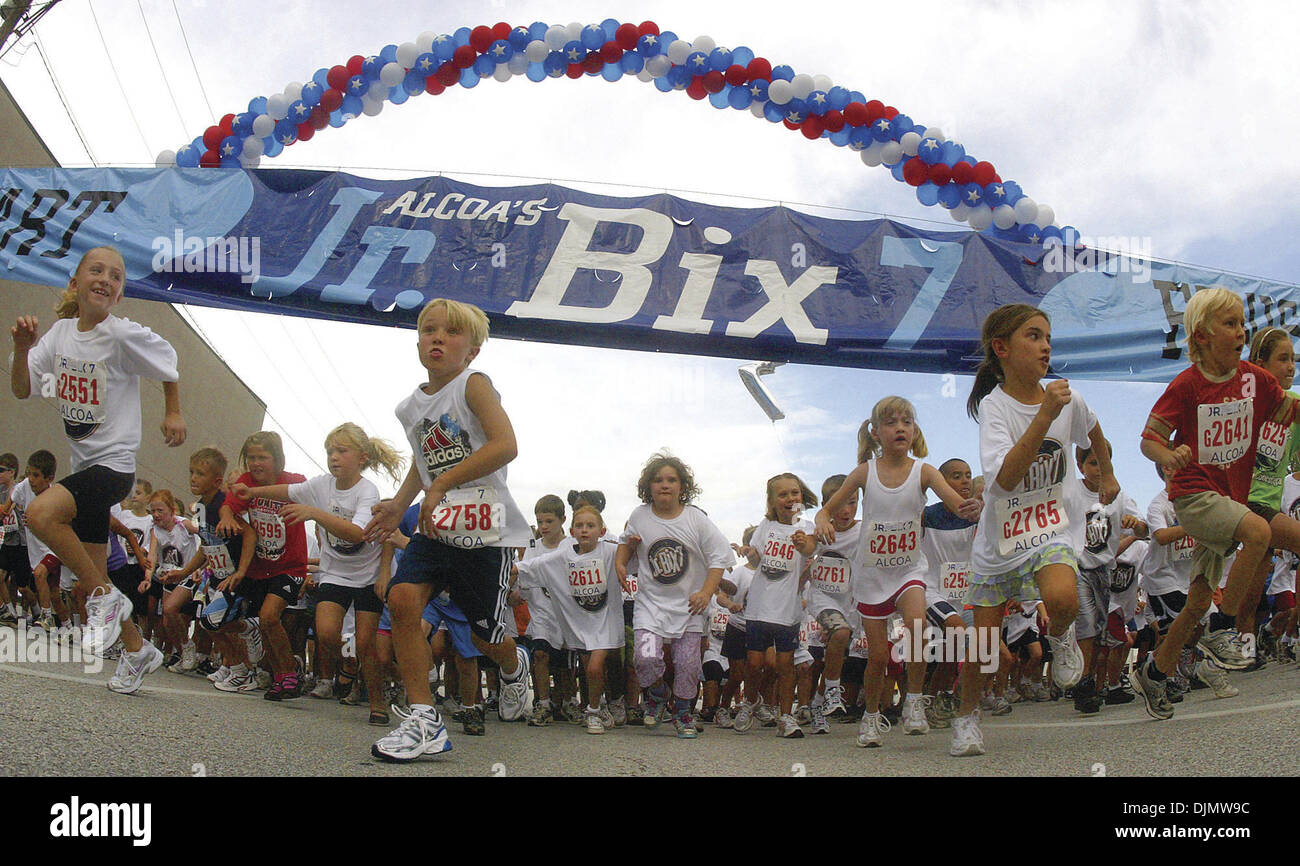 July 23, 2010 - Davenport, Iowa, U.S. - Alcoa Jr. Bix 7-year-old ...