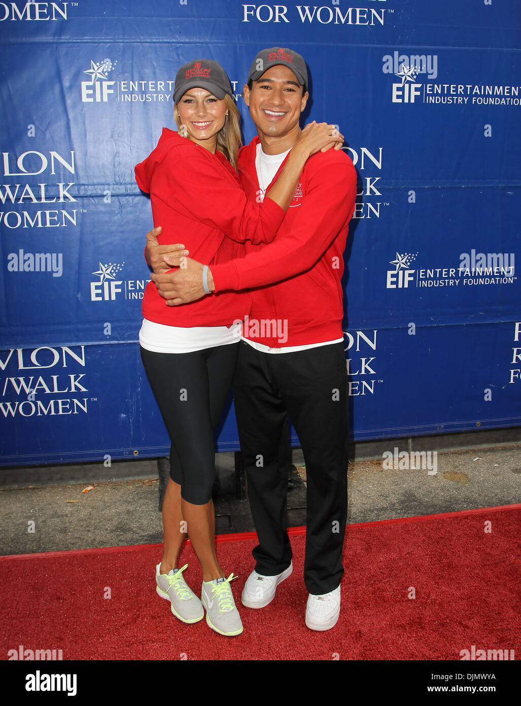 Stacy Keibler and Mario Lopez 19th Annual EIF Revlon Run Walk held at ...