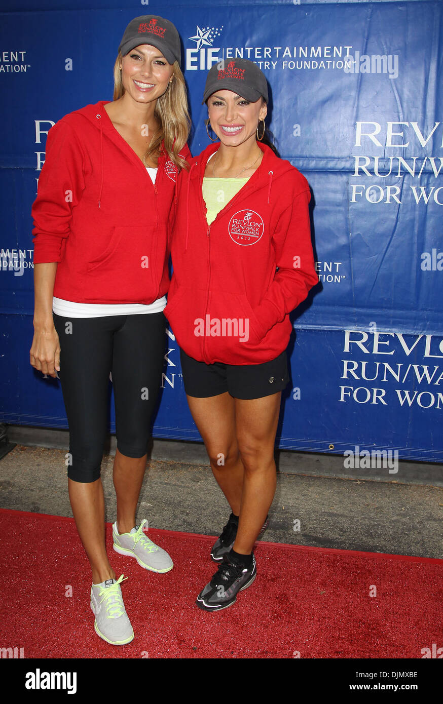 Stacy Keibler and Karina Smirnoff 19th Annual EIF Revlon Run Walk held ...
