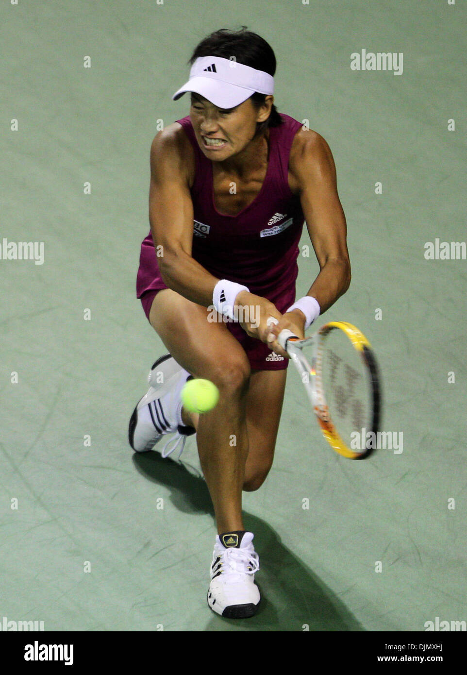 Sep 27, 2010 - Tokyo, Japan - KIMIKO DATE KRUMM of Japan returns a shot ...