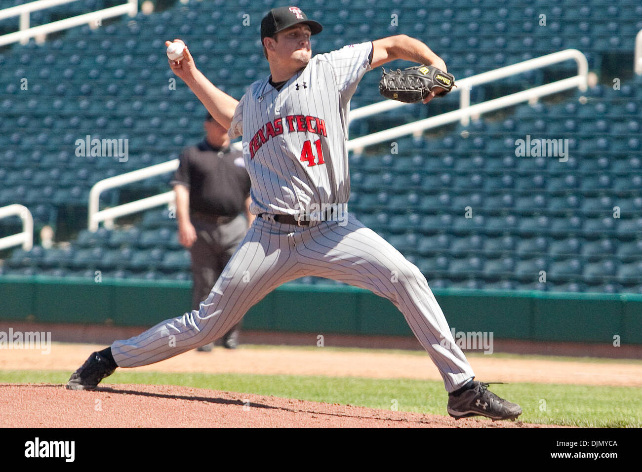 Texas Tech pitcher Farra Colton (41) winding up for a pitch. The New ...