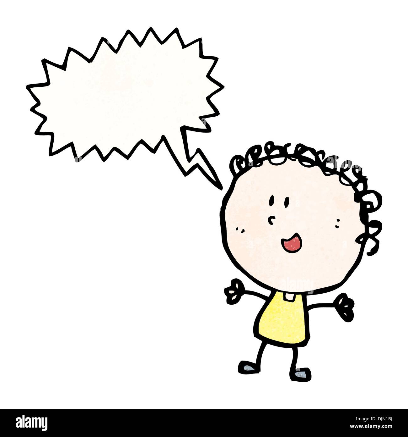 Retro cartoon with texture. Isolated on White Stock Vector Image & Art ...