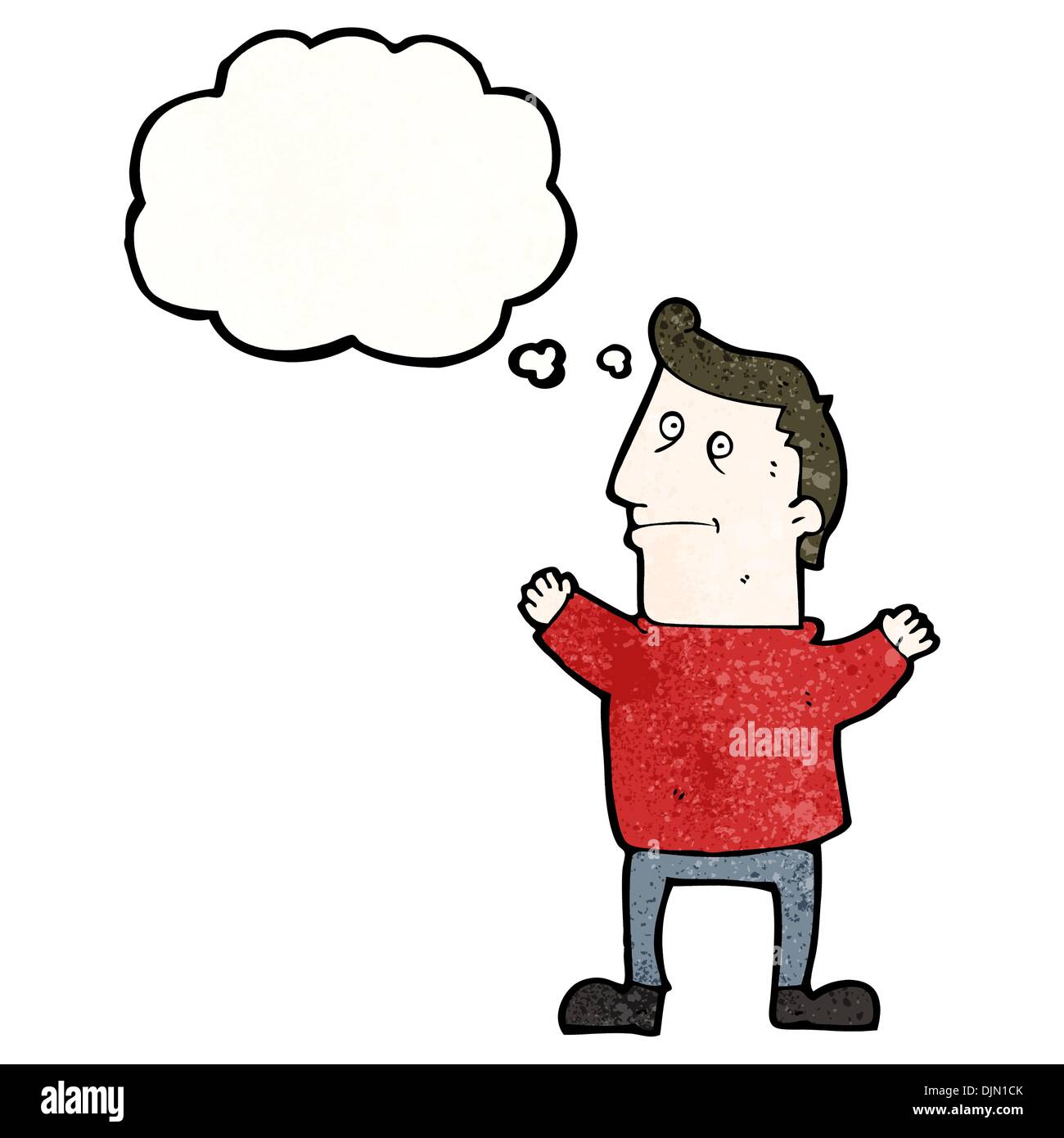 Retro cartoon with texture. Isolated on White Stock Vector Image & Art ...