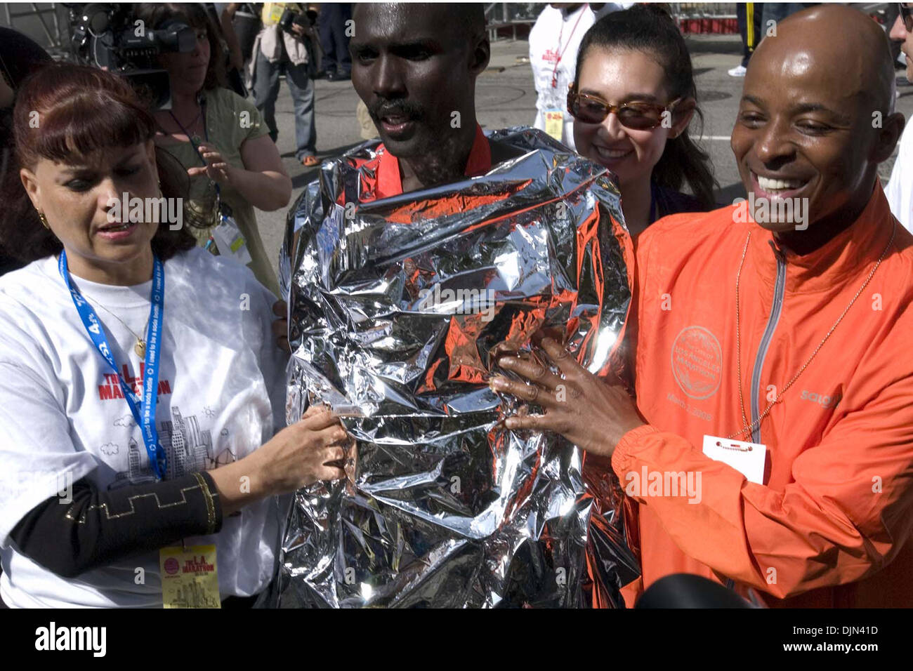 Mar 02, 2008 - Los Angeles, California, USA - LABAN MOIBEN of Kenia ...