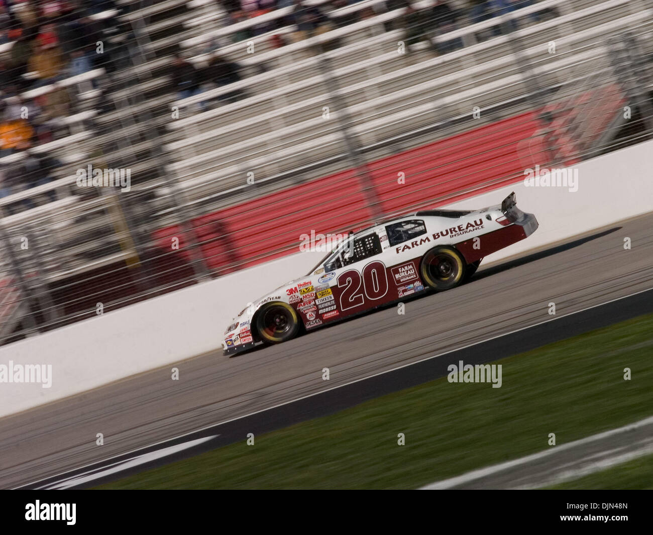 Mar 08, 2008 - Hampton, Georgia, USA - NASCAR 2008 - KYLE BUSCH pilots ...