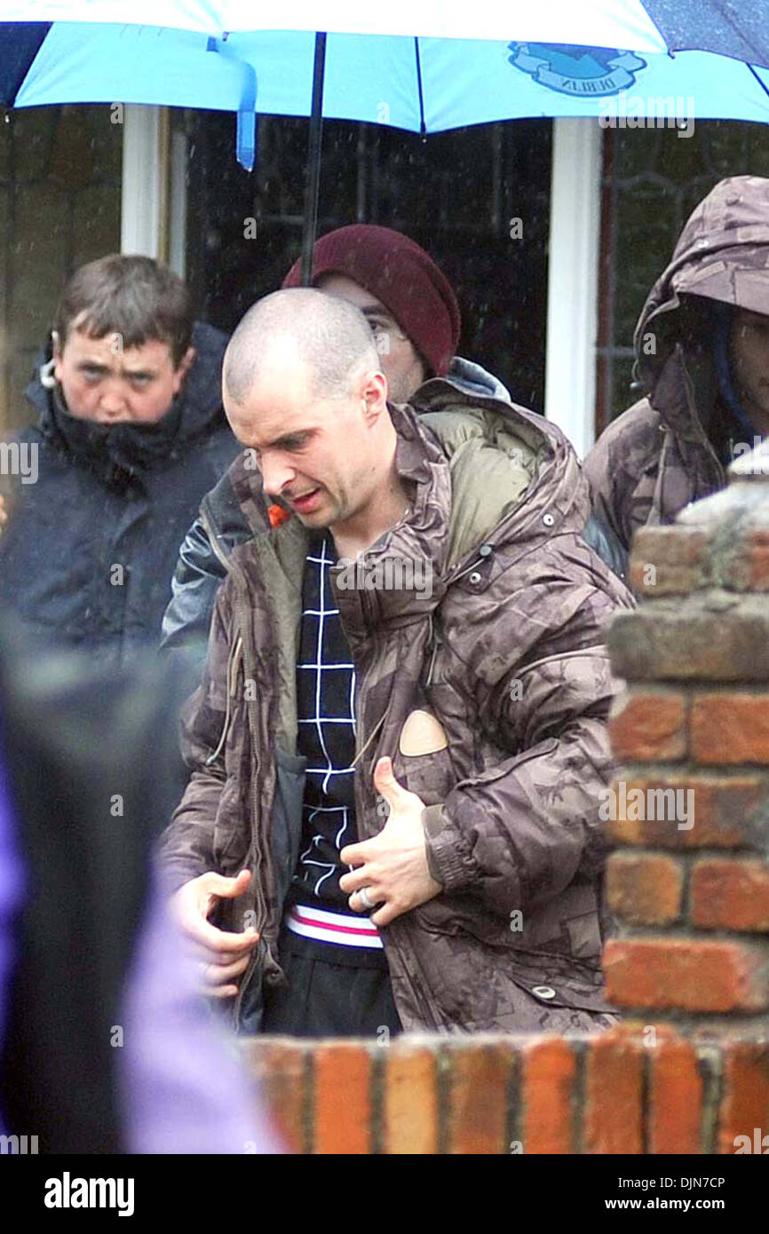 Tom Vaughn- Lawlor Filming on set of 'Love/Hate' series Dublin Ireland ...