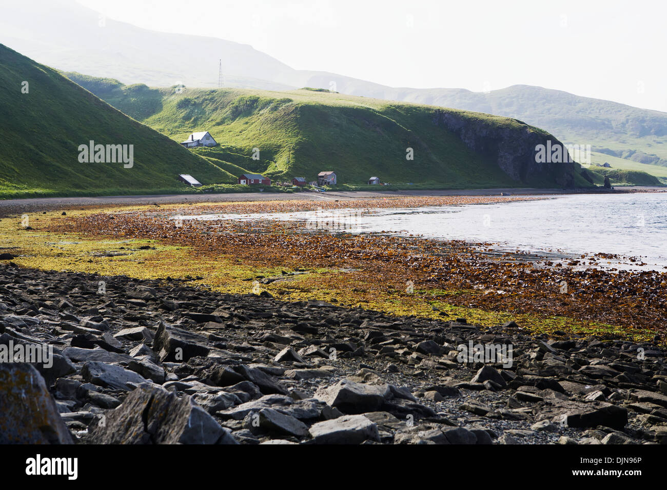 Low Tide In Isanotski Strait, False Pass, The Aleutians, Southwest ...