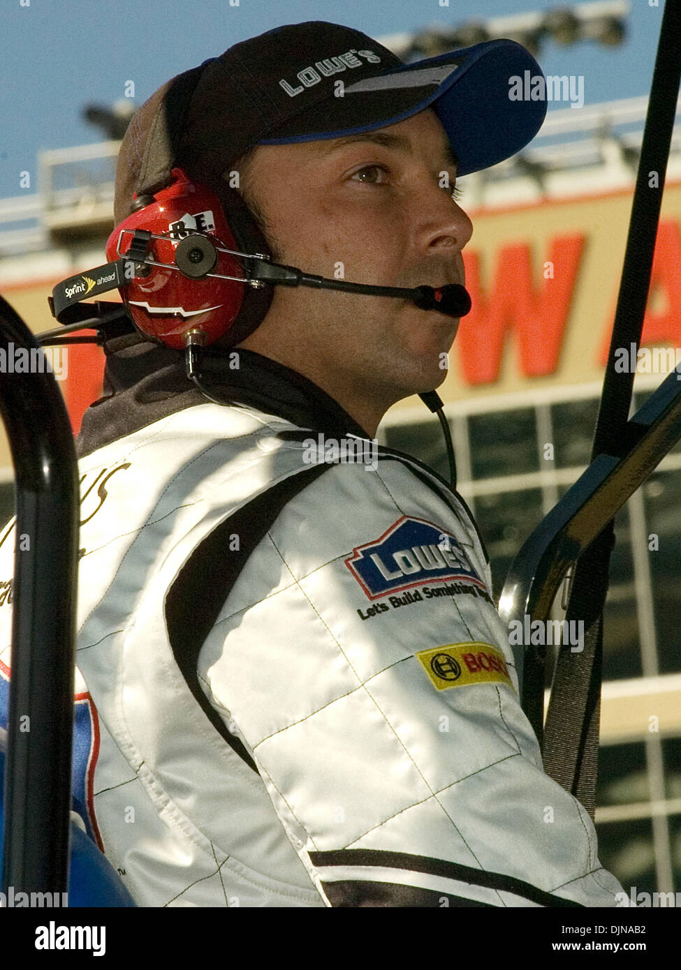 Mar 09, 2008 - Hampton, Georgia, USA - CHAD KNAUS, crew chief on the ...