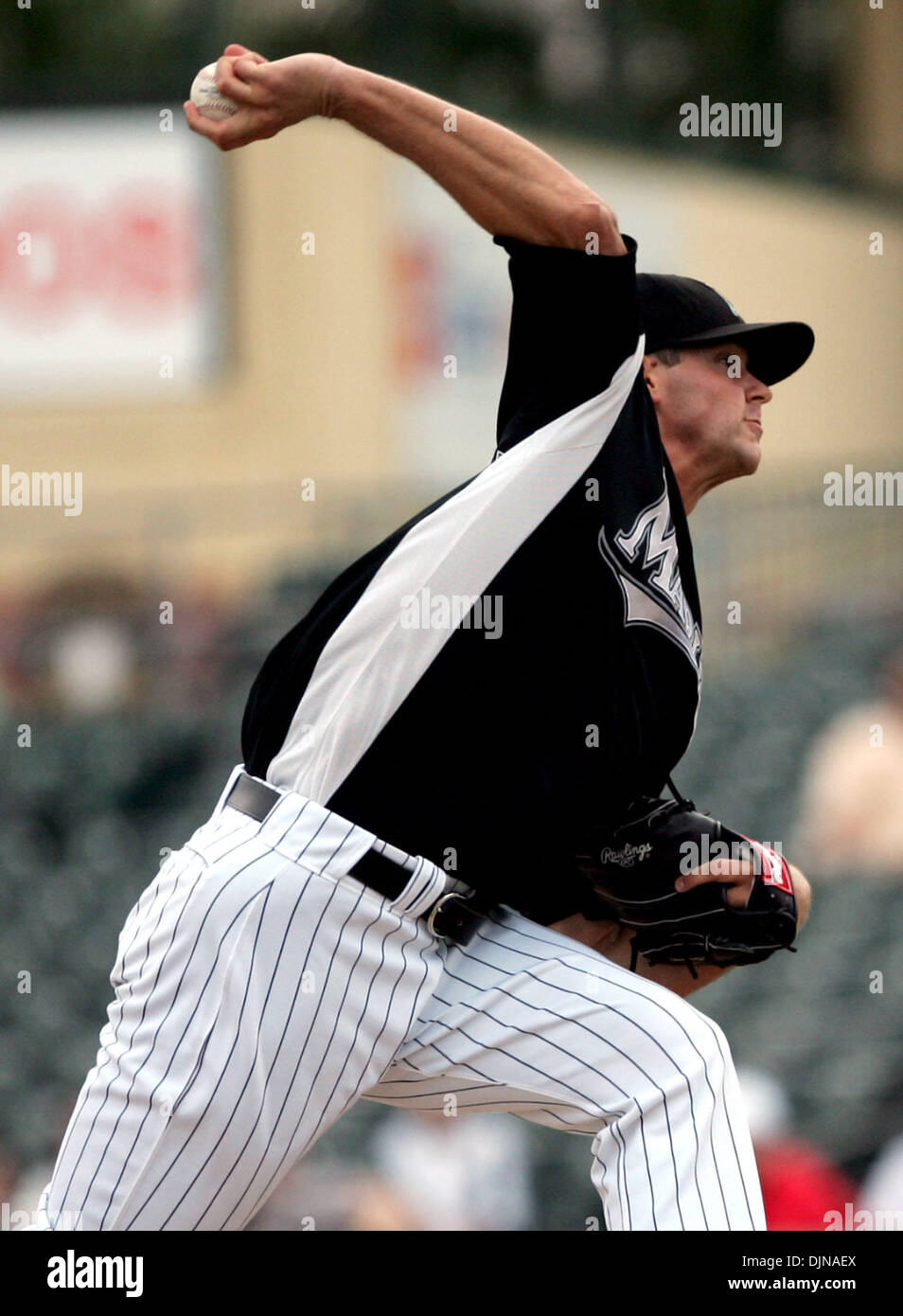 Mar 11, 2008 - Jupiter, Florida, USA - MARK HENDRICKSON pitches in the ...