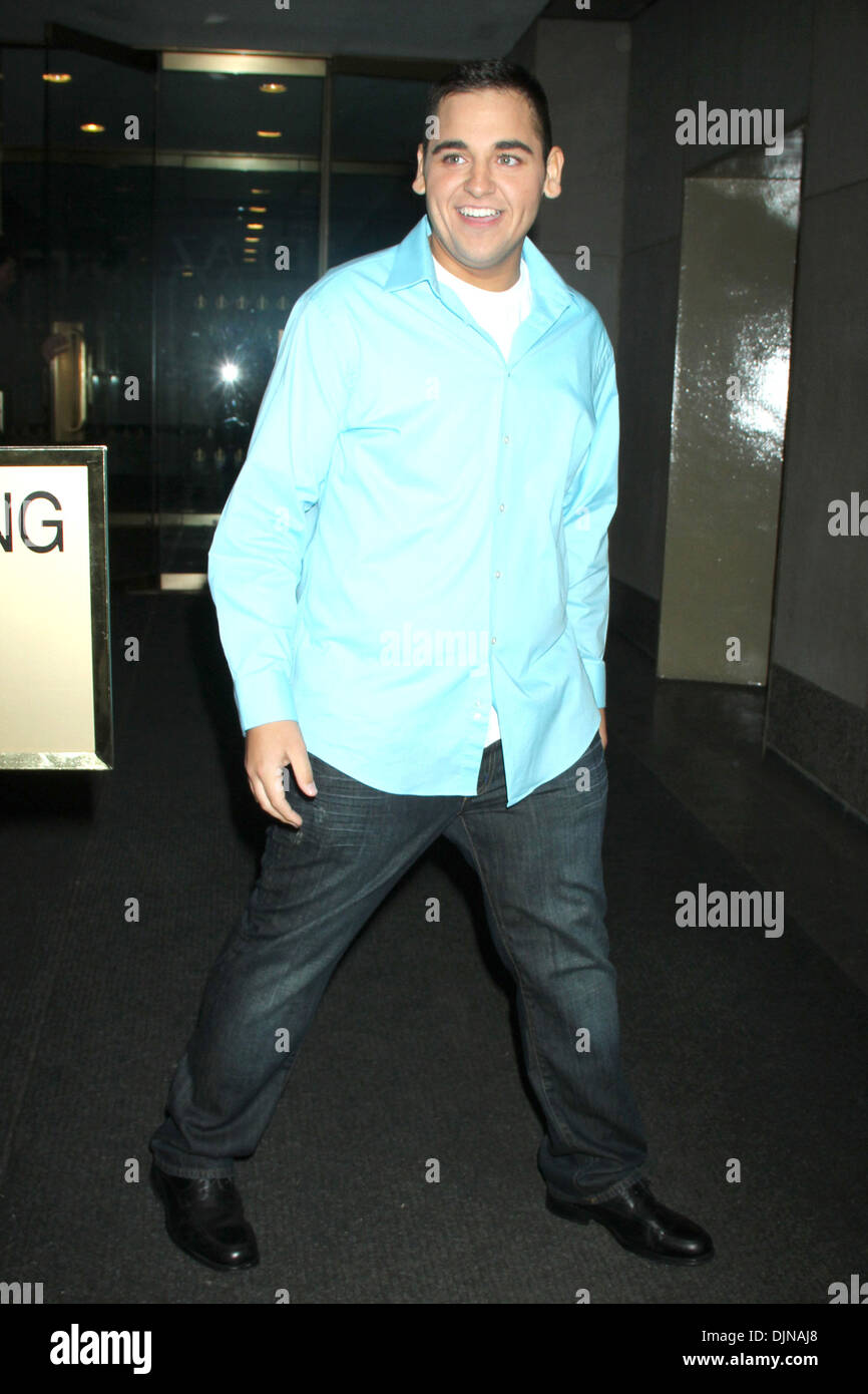 Jeremy Britt from 'The Biggest Loser' arriving at NBC for "Today' New ...