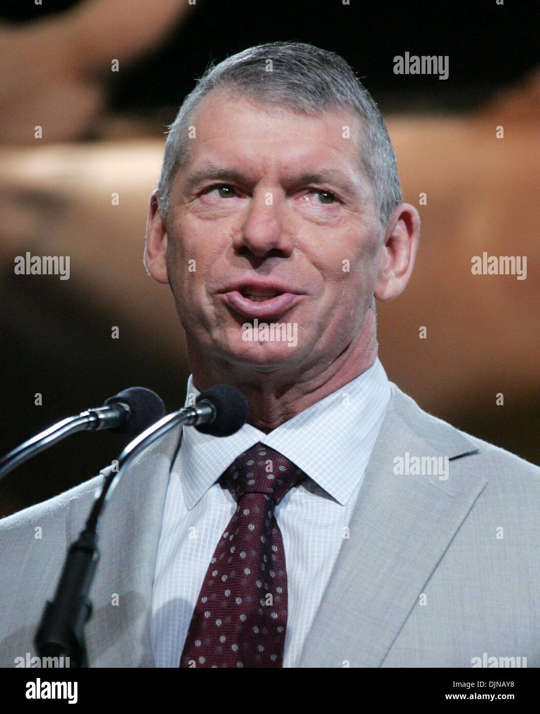 Mar 26, 2008 - New York, New York, USA - WWE founder VINCE MCMAHON at ...