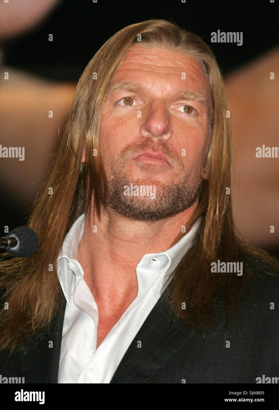 Triple h the rock hi-res stock photography and images - Alamy