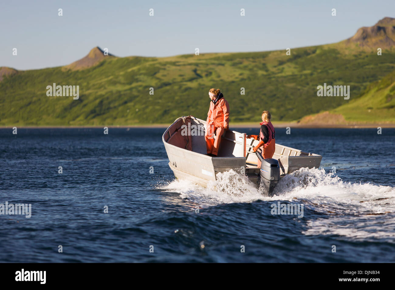 A Skiff Ride Across False Pass, Also Known As Isanotski Strait, The ...