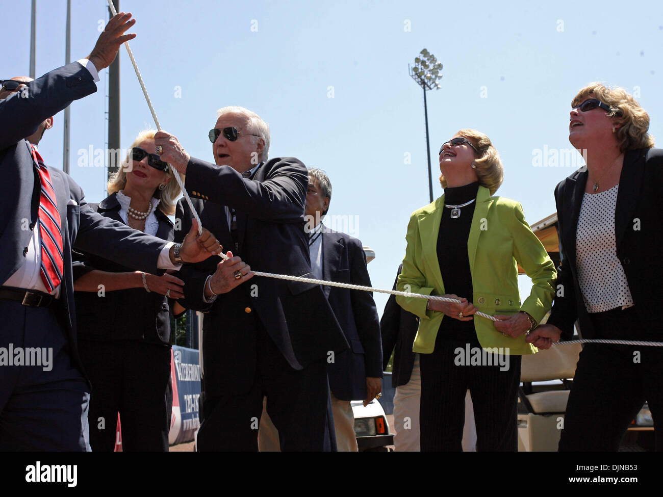 Mar 27, 2008 - Tampa, Florida, USA - GEORGE STEINBRENNER (third from ...