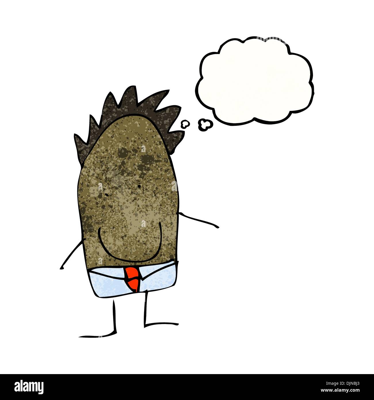 Cartoon dad thinking hi-res stock photography and images - Alamy