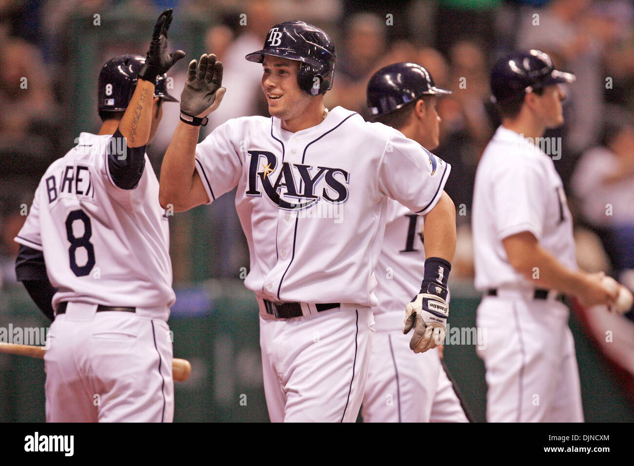 Apr 08, 2008 - St. Petersburg, Florida, USA - Rays shortstop JASON ...