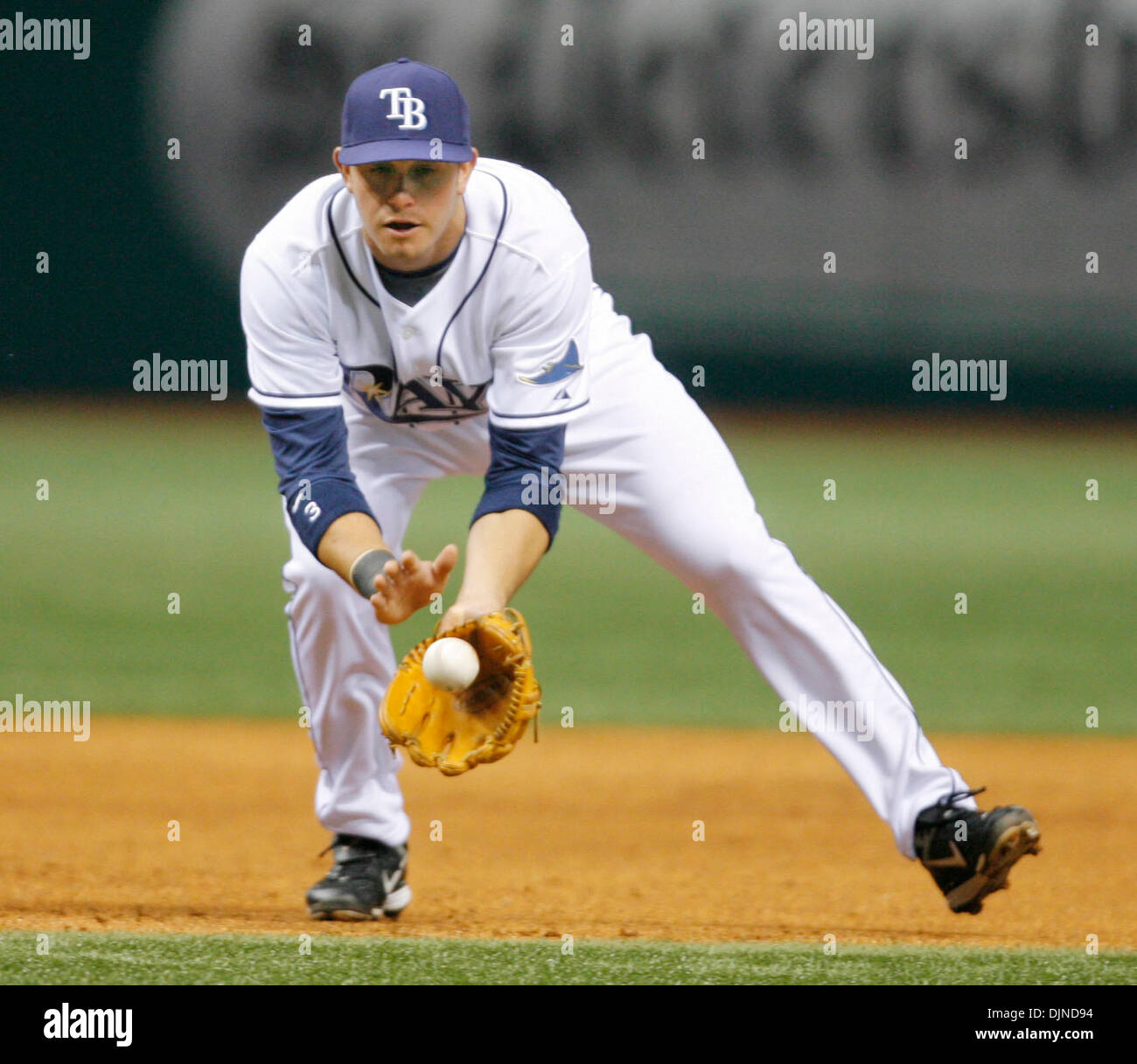 Apr 12, 2008 - St. Petersburg, Florida, USA - Tampa Bay Rays third ...