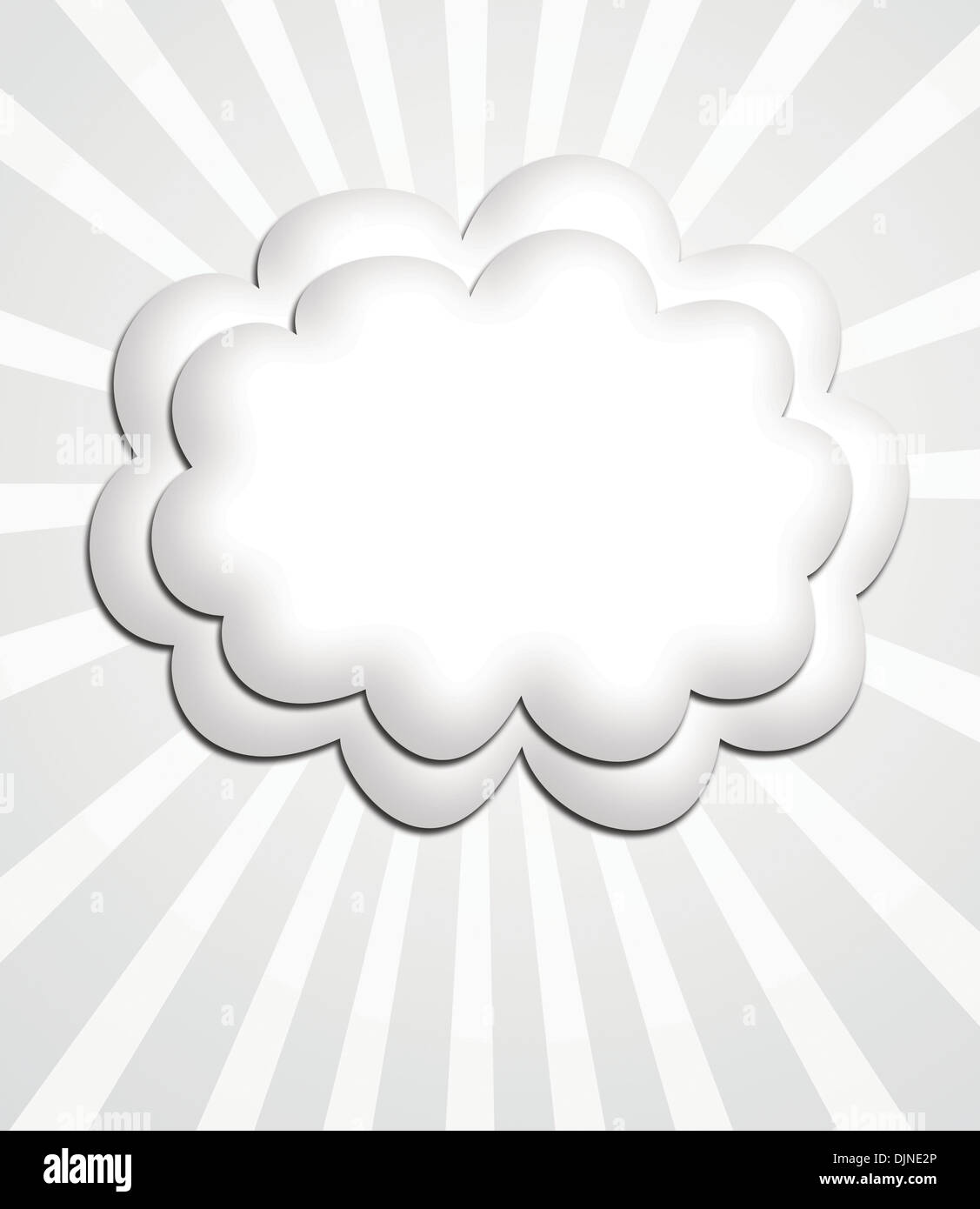 Blank empty speech bubbles Stock Photo - Alamy