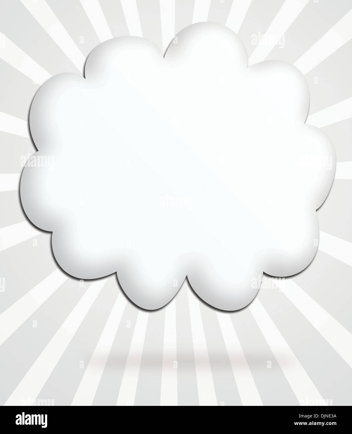 Blank empty speech bubbles Stock Photo - Alamy