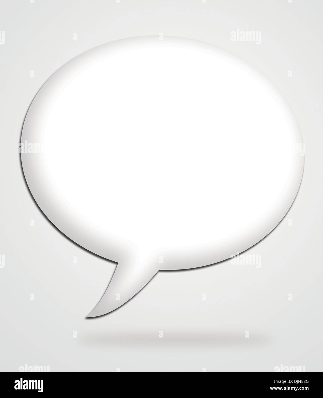 Blank empty speech bubbles Stock Photo - Alamy