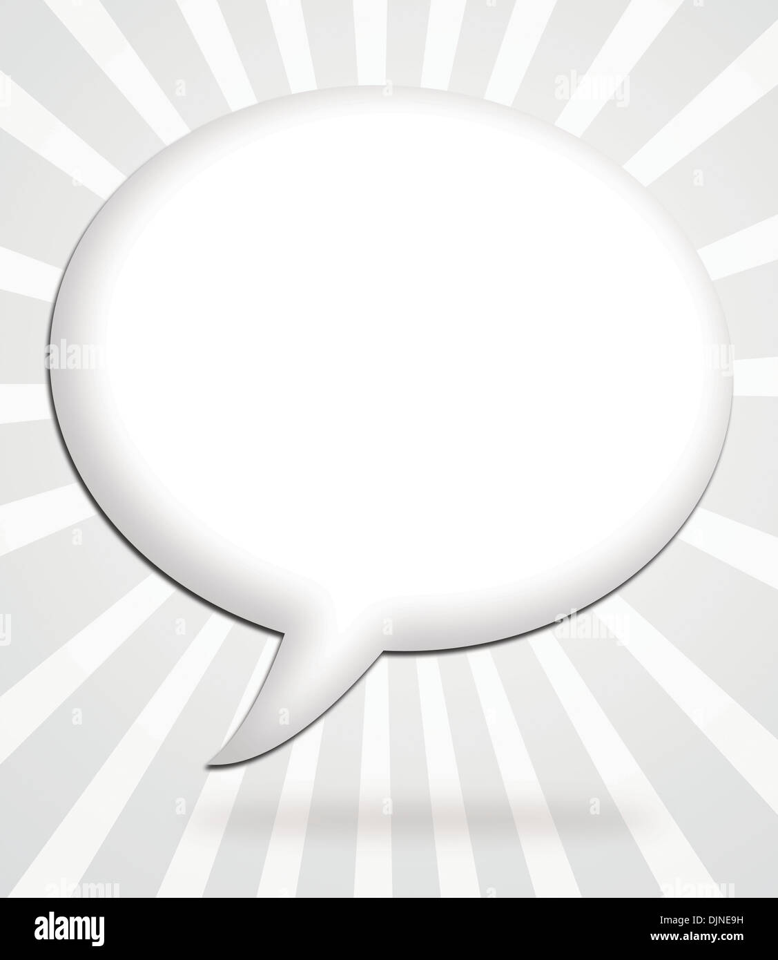Blank empty speech bubbles Stock Photo - Alamy