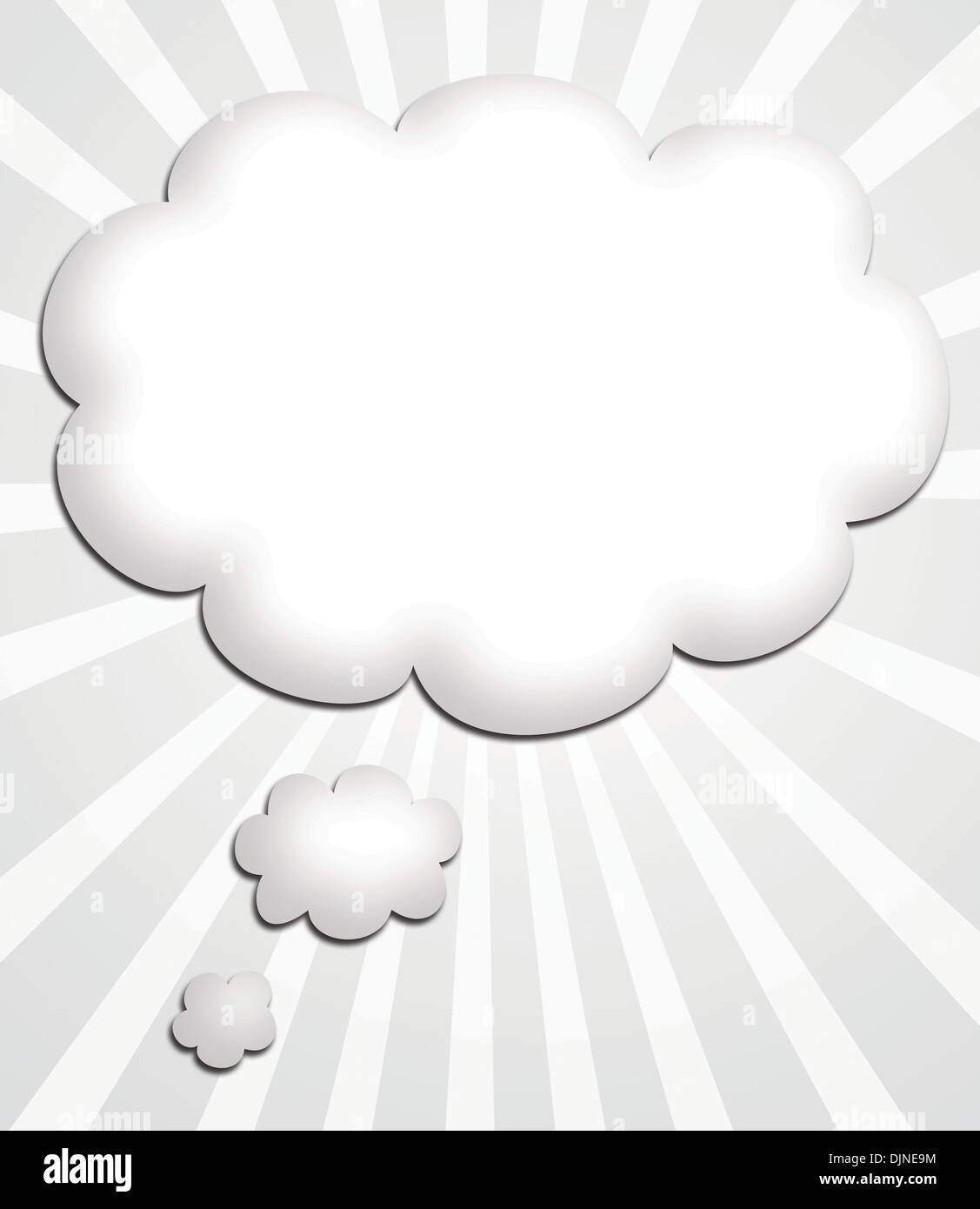 Blank empty speech bubbles Stock Photo - Alamy