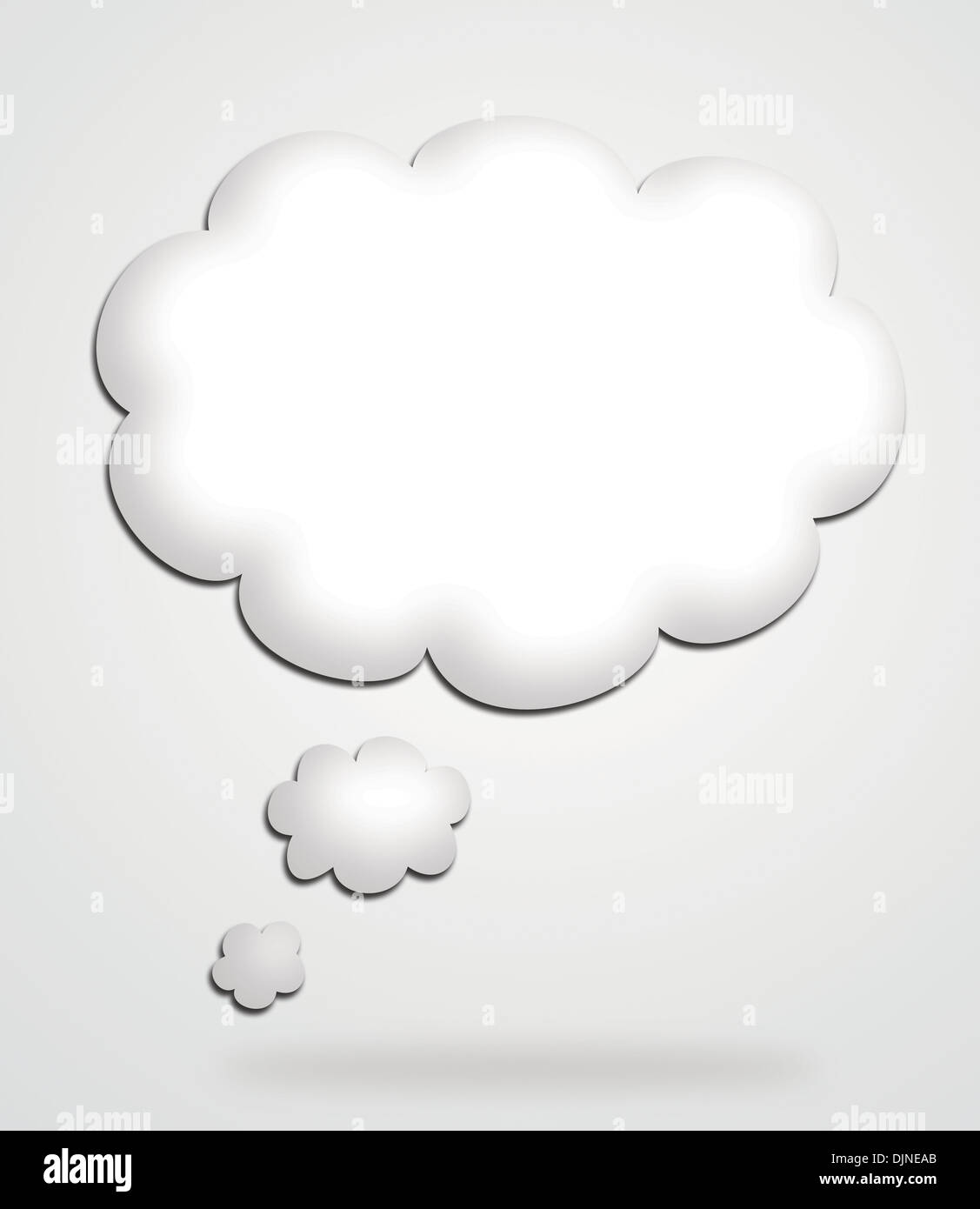 Blank empty speech bubbles Stock Photo - Alamy