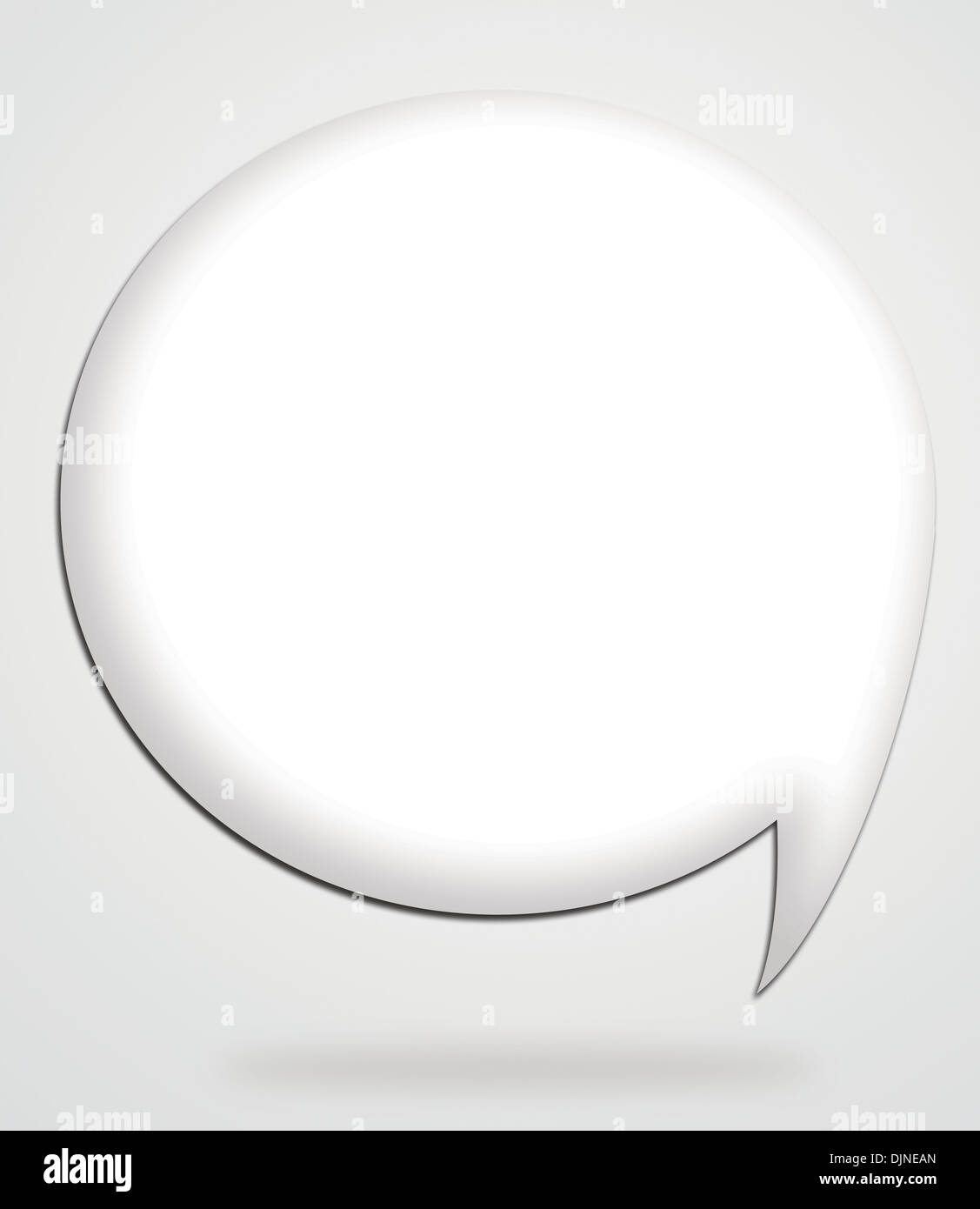 Blank empty speech bubbles Stock Photo - Alamy