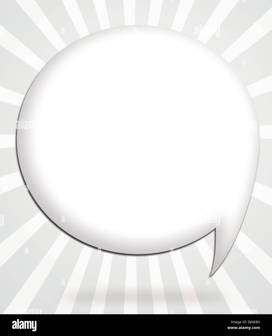 Blank empty speech bubbles Stock Photo - Alamy