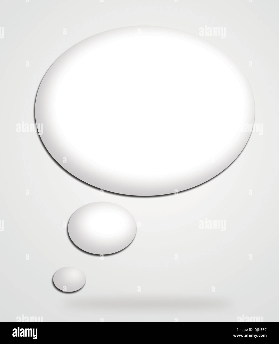 Blank empty speech bubbles Stock Photo - Alamy