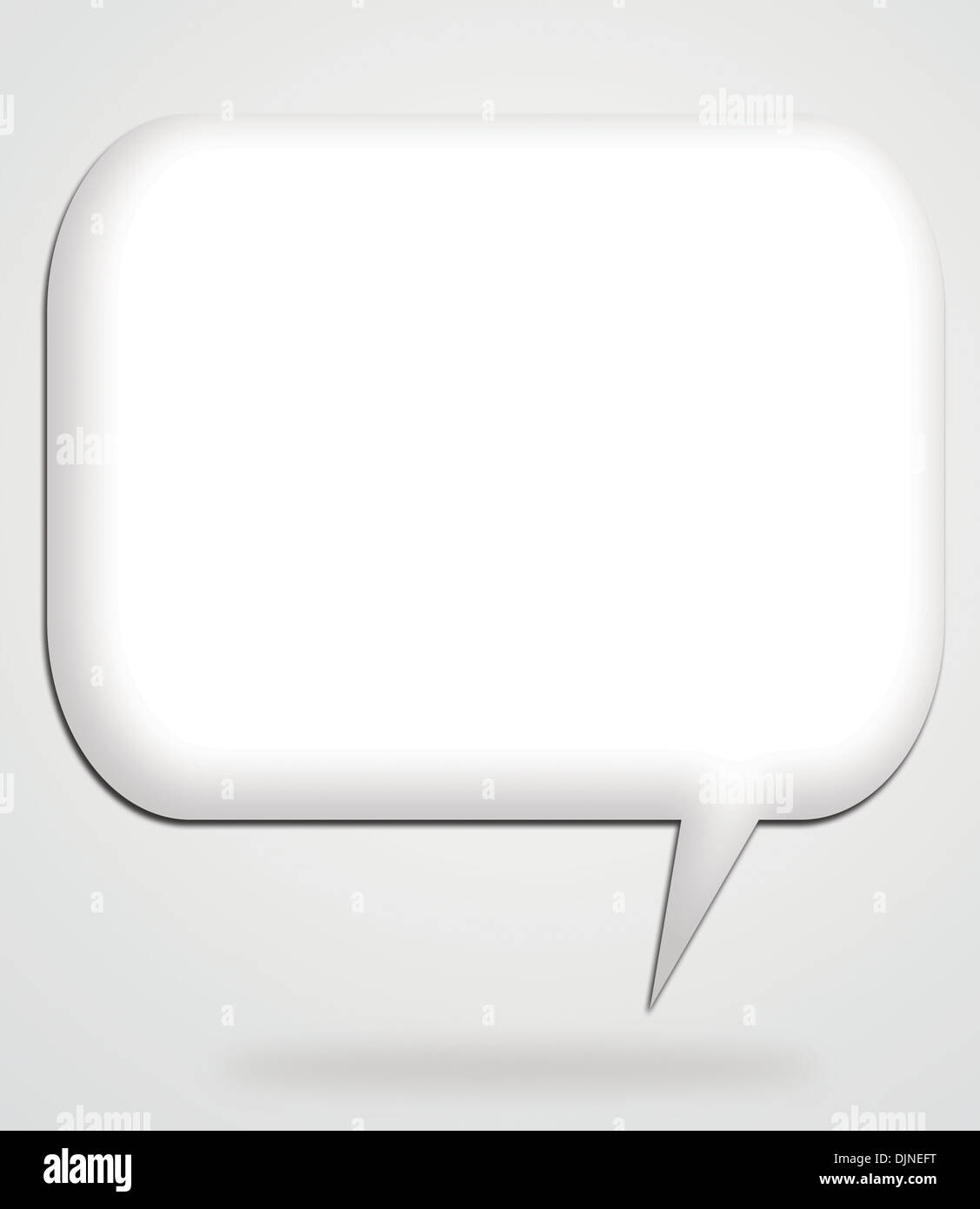 Blank empty speech bubbles Stock Photo - Alamy