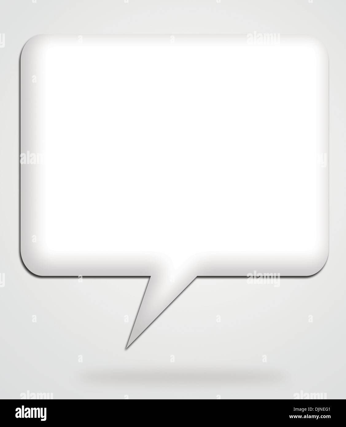 Blank empty speech bubbles Stock Photo - Alamy