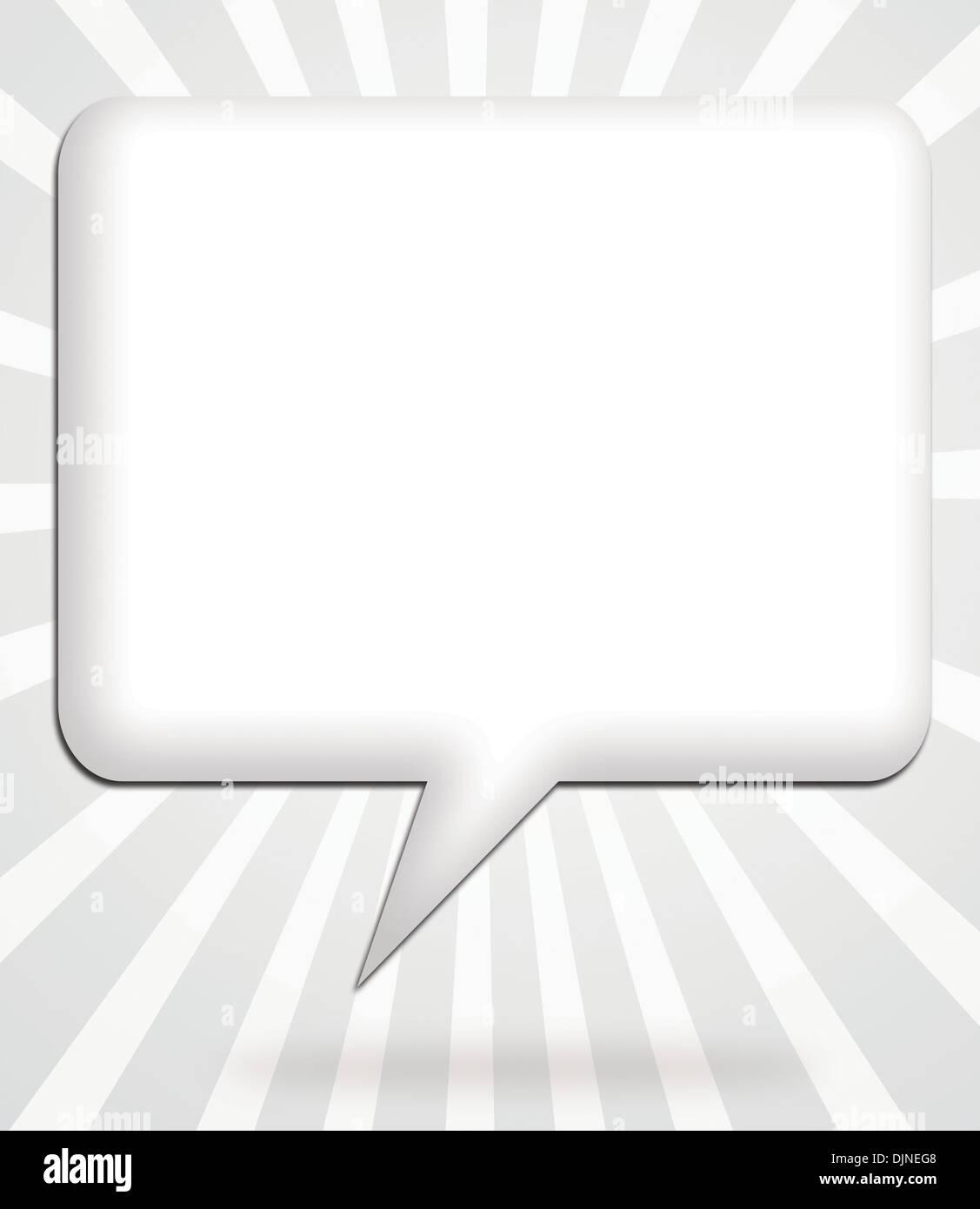 Blank empty speech bubbles Stock Photo - Alamy